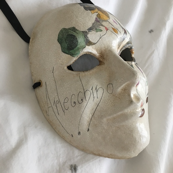 Moon Closet | Accessories | One Of A Kind Handmade Arlecchino Mask From ...